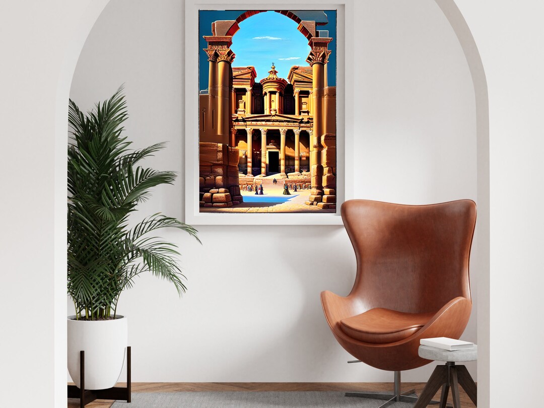 Persepolis Reimagined Printable Wall Art - Ancient Persian Architecture ...