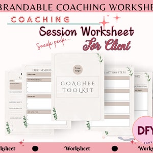 Coaching Worksheets | Coaching Worksheet Templates | Coaching Toolkit ...