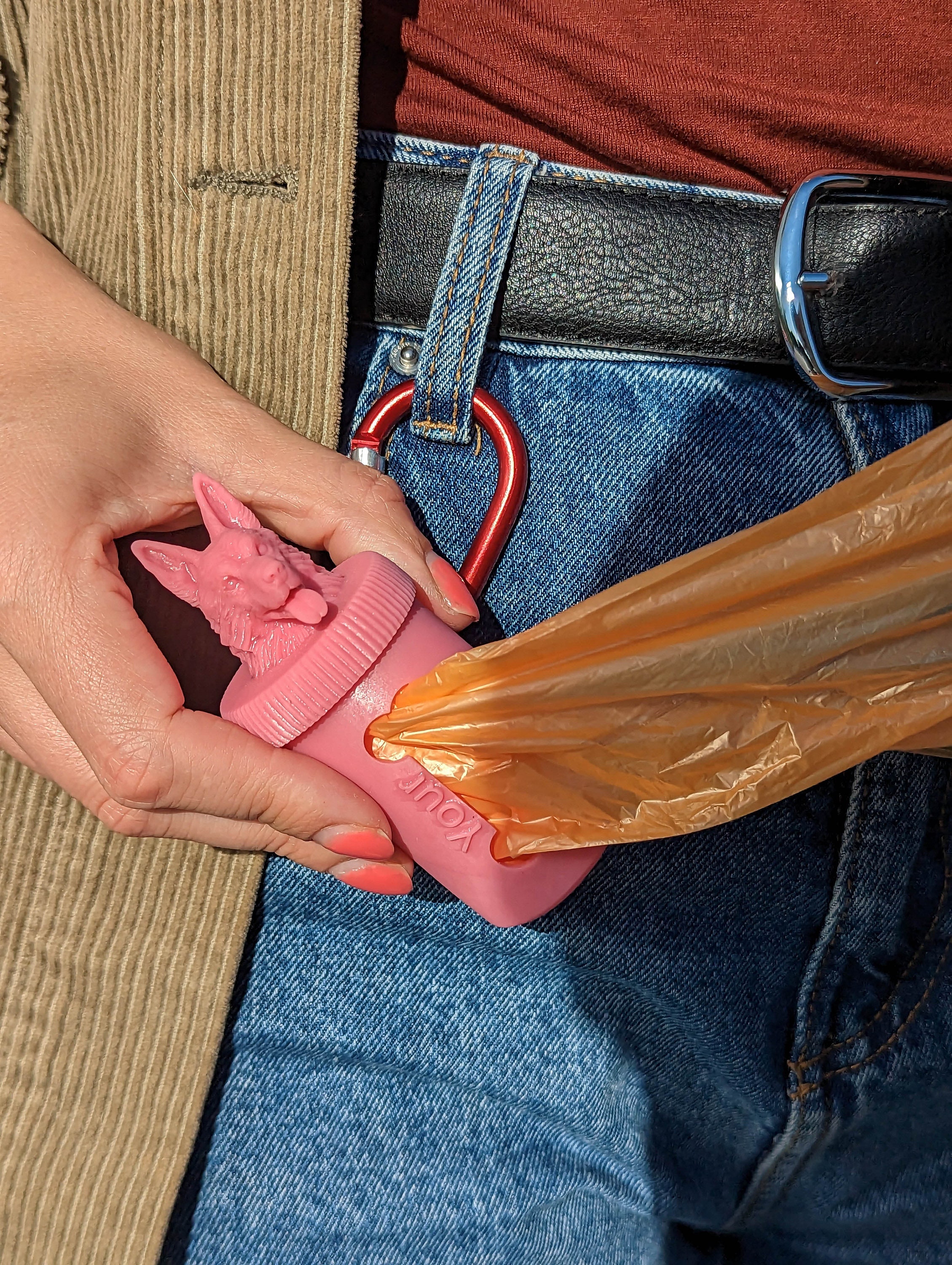 German Shepherd Poo Bag Holder | Custom Text - Etsy