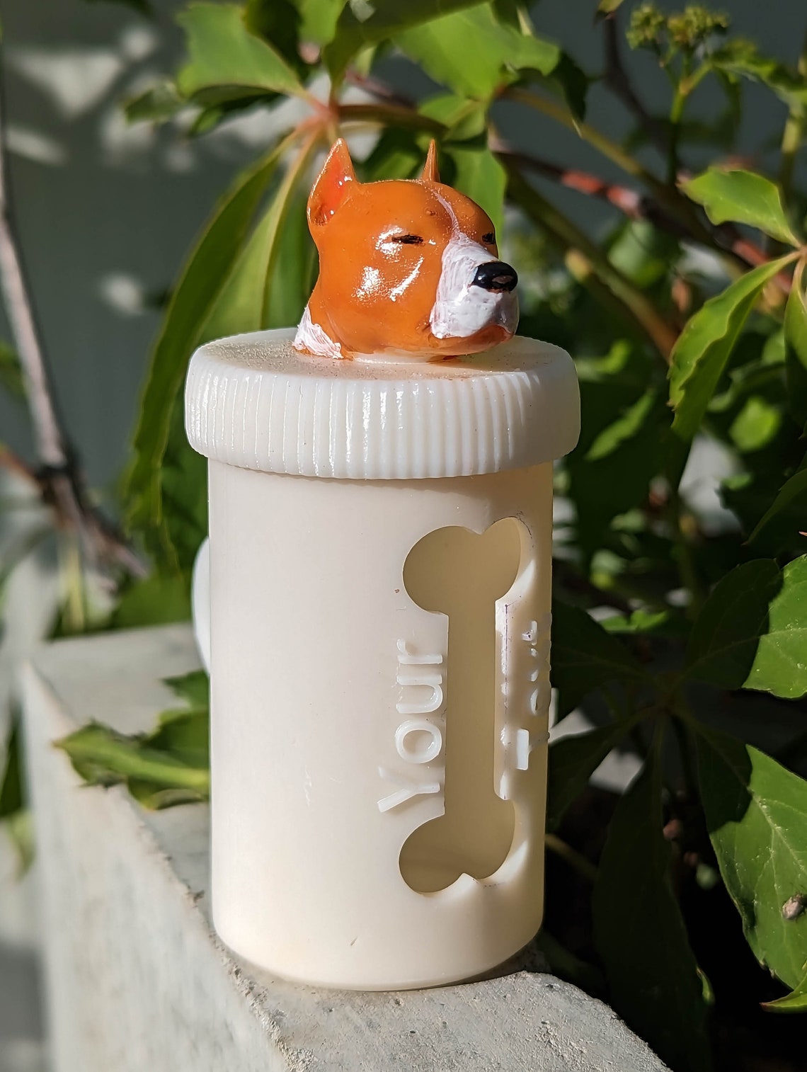 German Shepherd Poo Bag Holder | Custom Text - Etsy