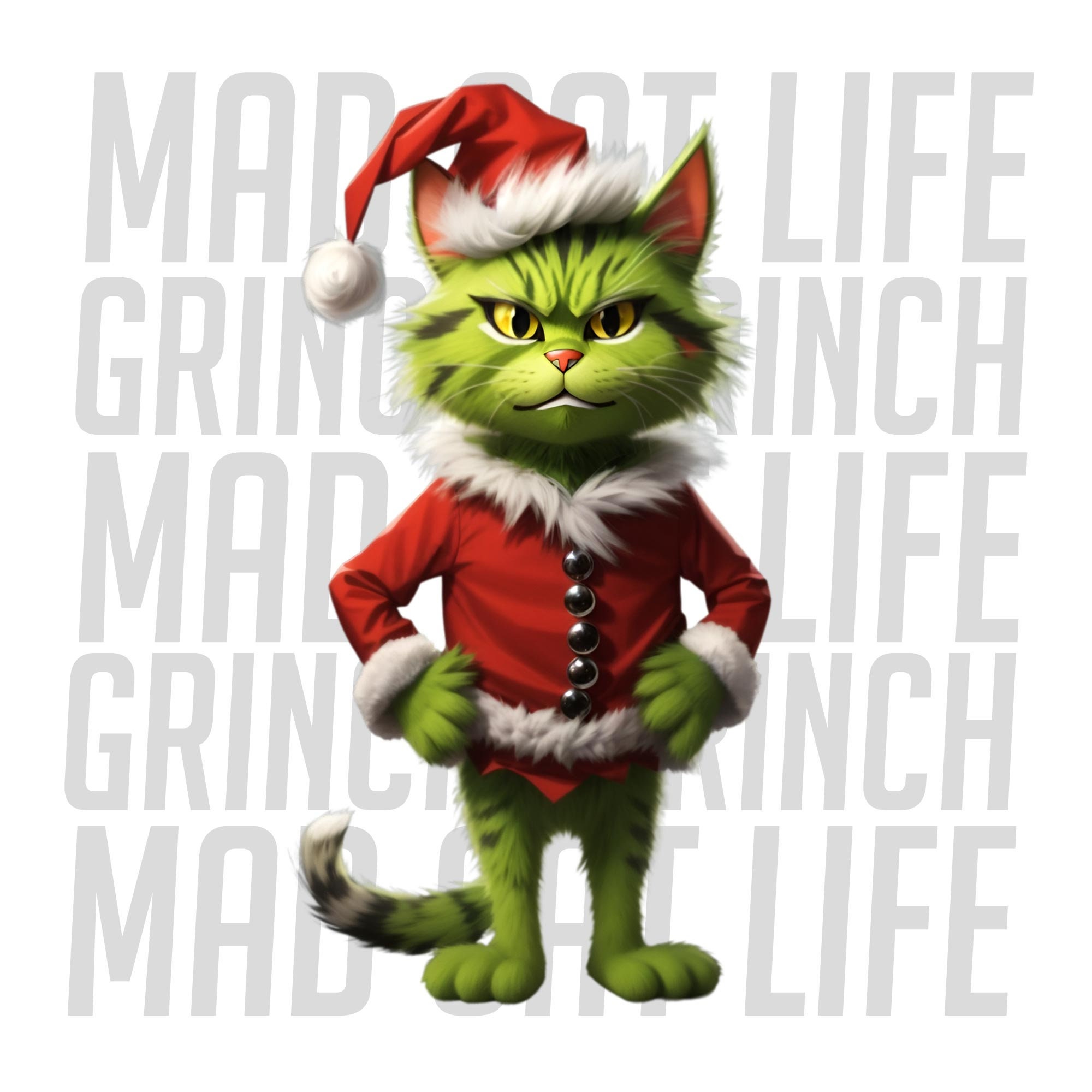 Grinch Cat Bundle, Christmas Grinch Cat Png, Grinch Clipart, Grinch ...