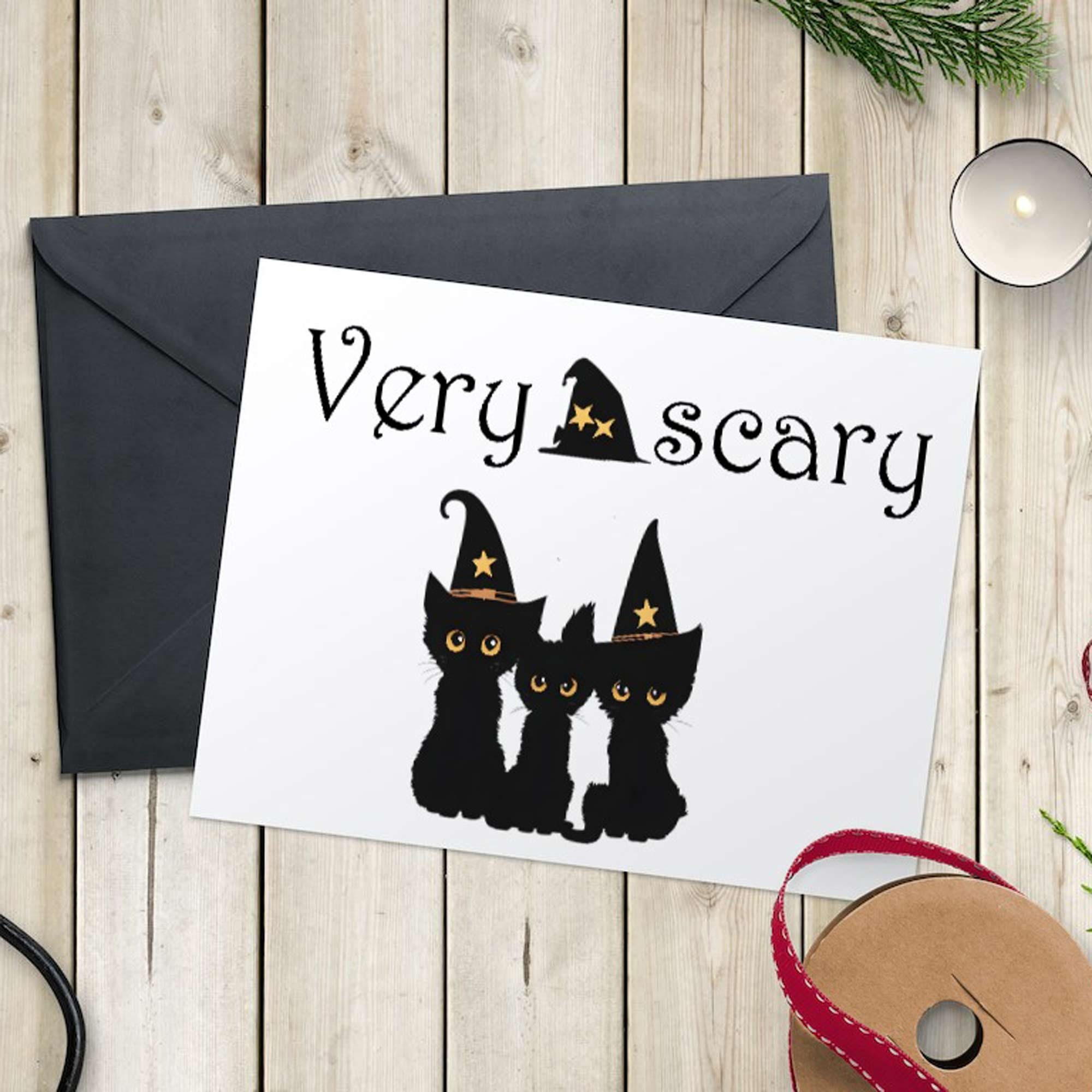 Witch Cat Halloween PNG Black Cat Halloween Cat Clipart Printable ...