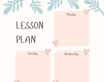Digital Download Lesson Plan - Etsy
