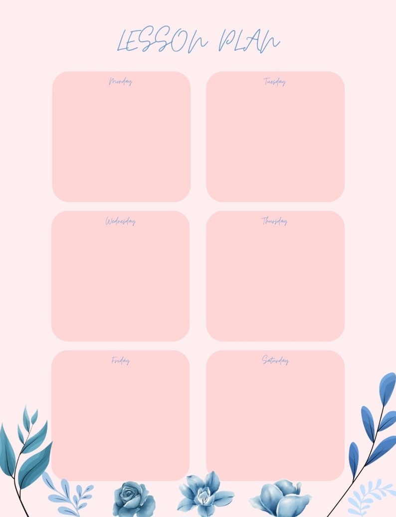 Digital Download Lesson Plan - Etsy