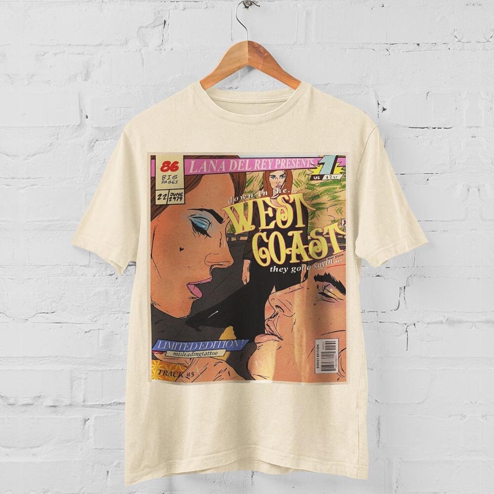 Lana Del Rey Singer West Coast Vintage Comic Art Vintage 90s - Etsy