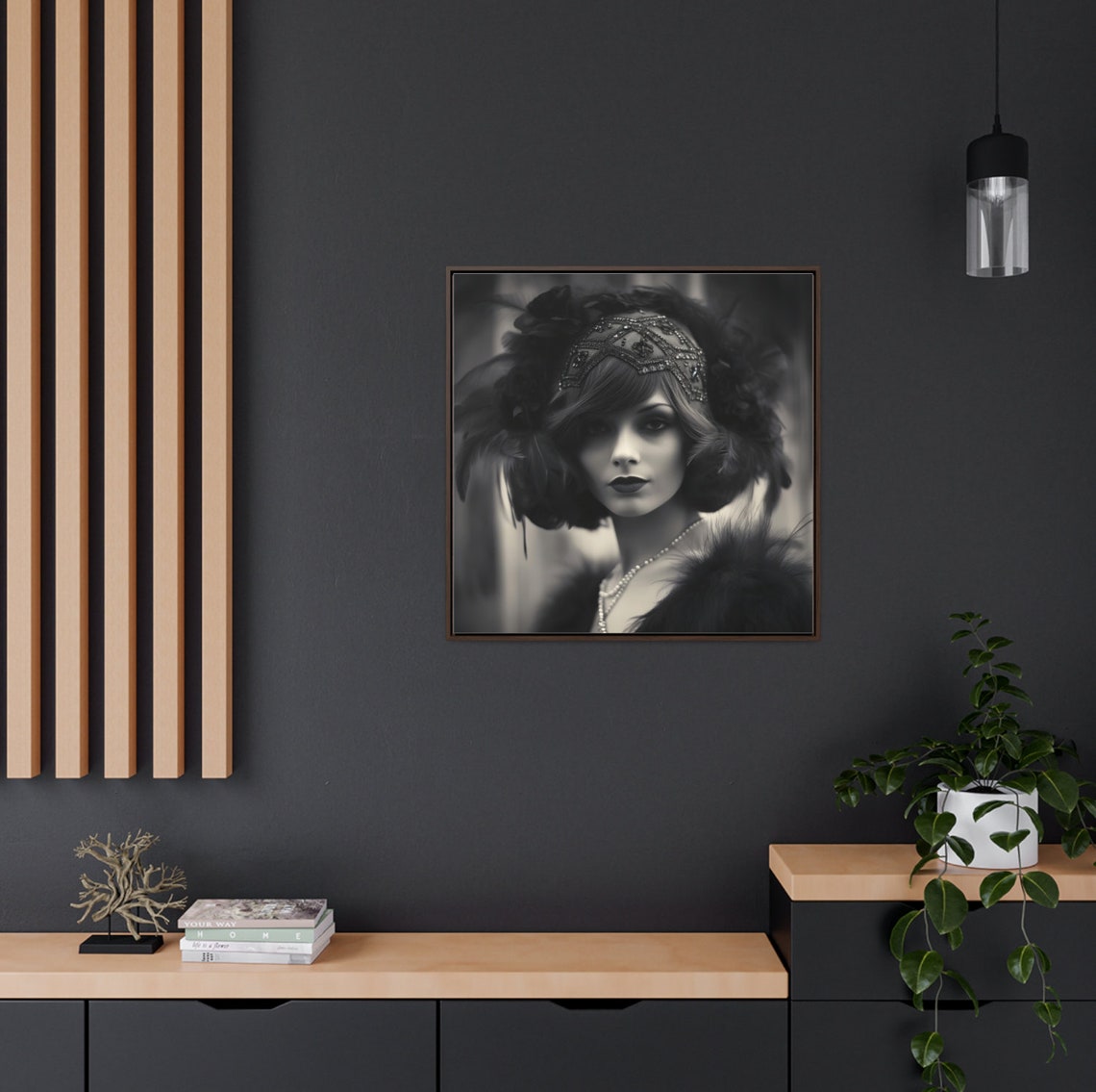 Black and White 1920s Flapper Photo Digital Print/1920's Photo/vintage ...