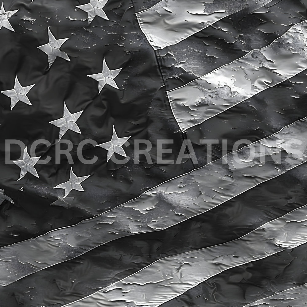 Grayscale American Flag Print/patriotic American Flag Print/patriotic ...