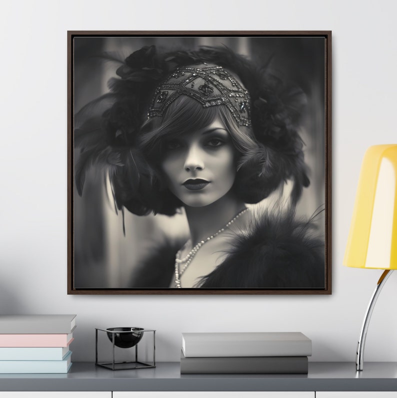 Black and White 1920s Flapper Photo Digital Print/1920's Photo/vintage ...