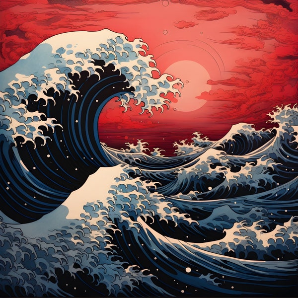 Japanese Finger Wave - Etsy