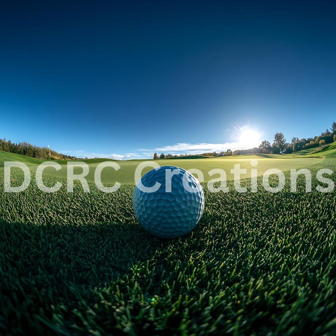 Wide Angle Golf Themed Photography Print/sports Photography/golf Lover ...