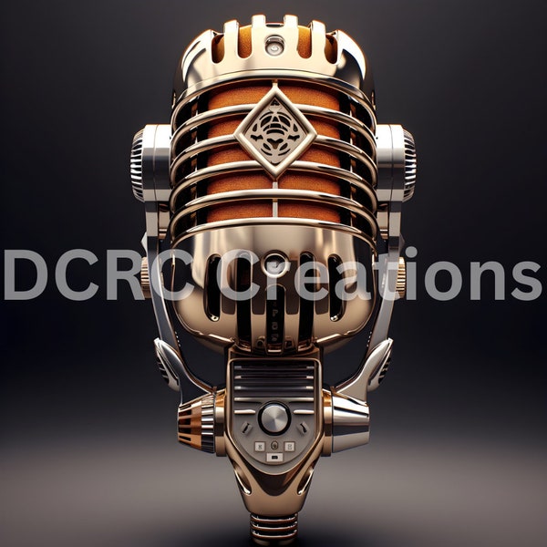 Microphone Art - Etsy