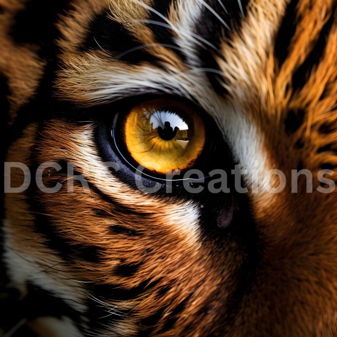 Stunning Eye of a Tiger Photography Print/animal Lover Gift/animal ...