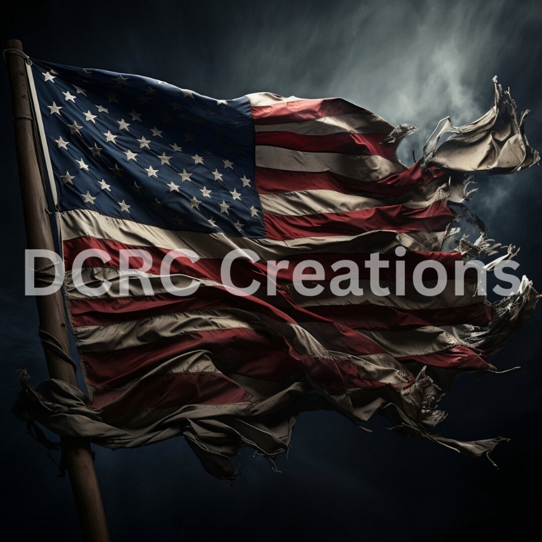 Patriotic American Flag Digital Printamerican - Etsy