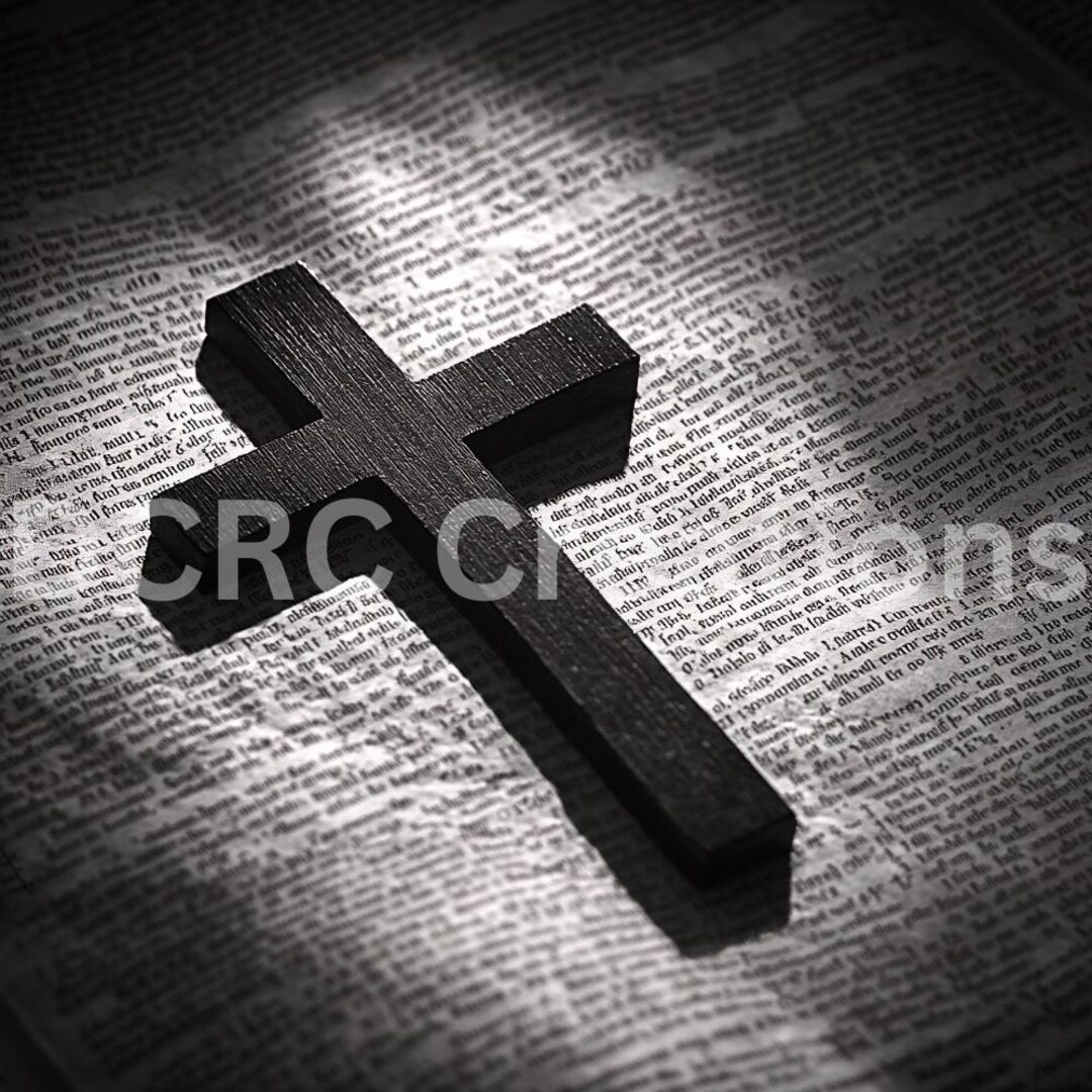 Cross Over Holy Scripture Writings Print/religious Art Print/spiritual ...