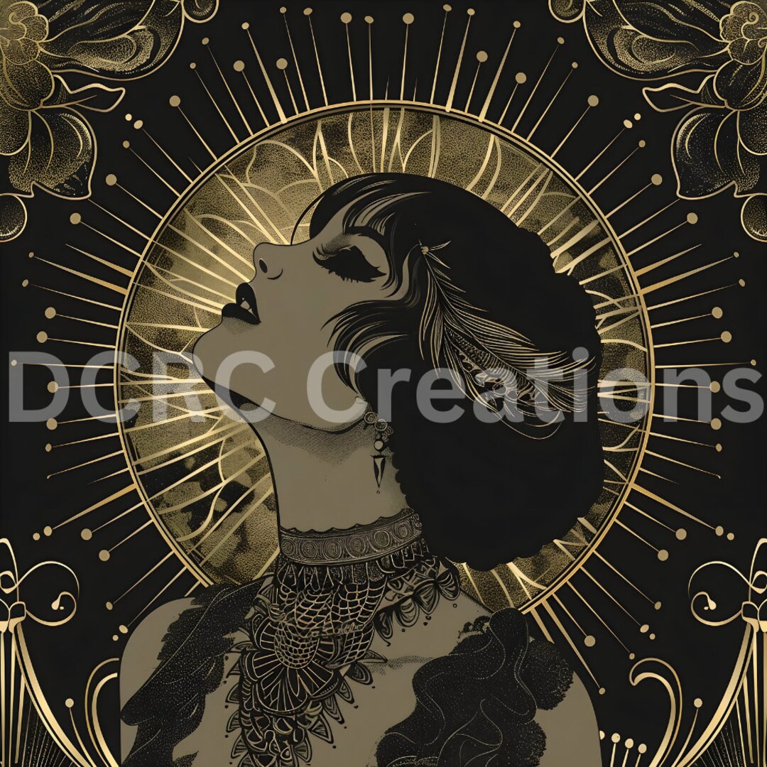 Gothic 1920s Flapper Photo Digital Print/1920's Photo/vintage Flapper ...