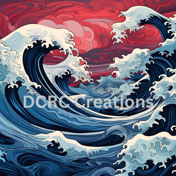 Japanese Finger Wave - Etsy