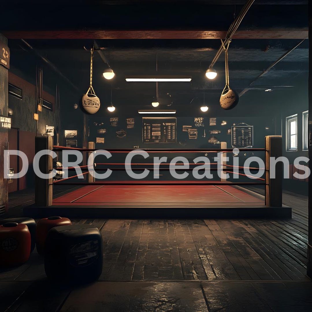 Vintage Photography Print of a Boxing Gym/vintage Boxing Gym Print ...