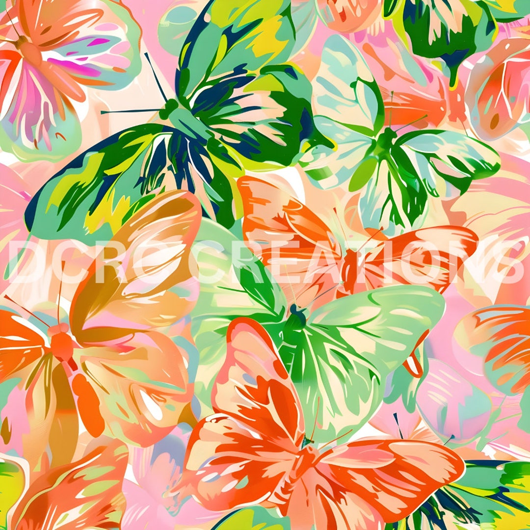 Vibrant Colorful Butterfly Print/butterfly Print/abstract Colorful ...