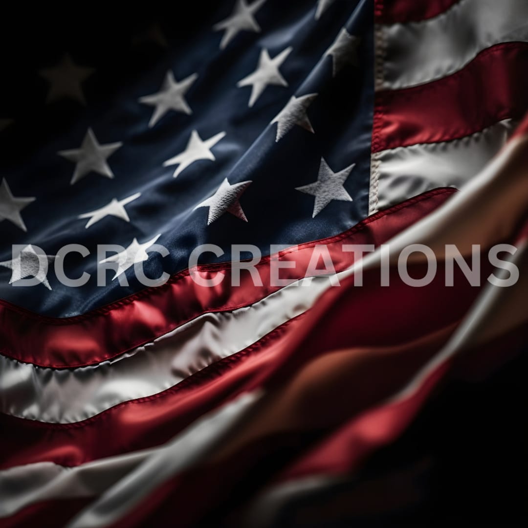 Patriotic American Flag Close up Photo Print/patriotic Print/american ...