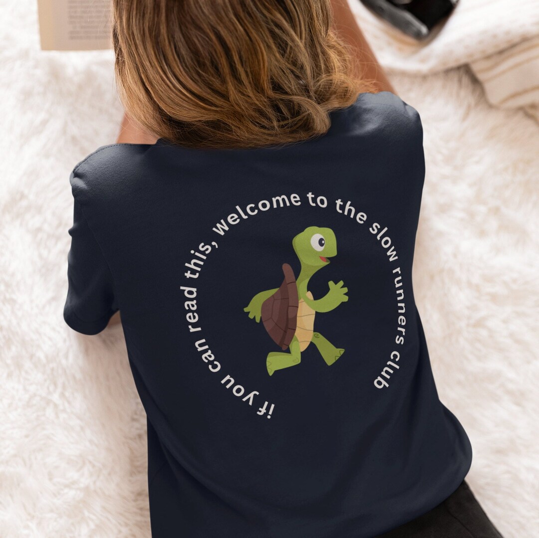 Fun Slow Runners Club T Shirt - Print on Back - Etsy