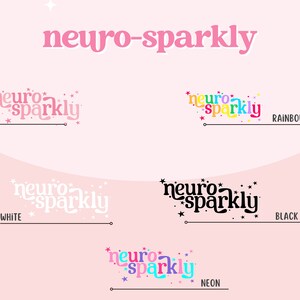 Adhd & Autism Neurodivergent PNG SVG Files | "neuro - Sparkly for ...