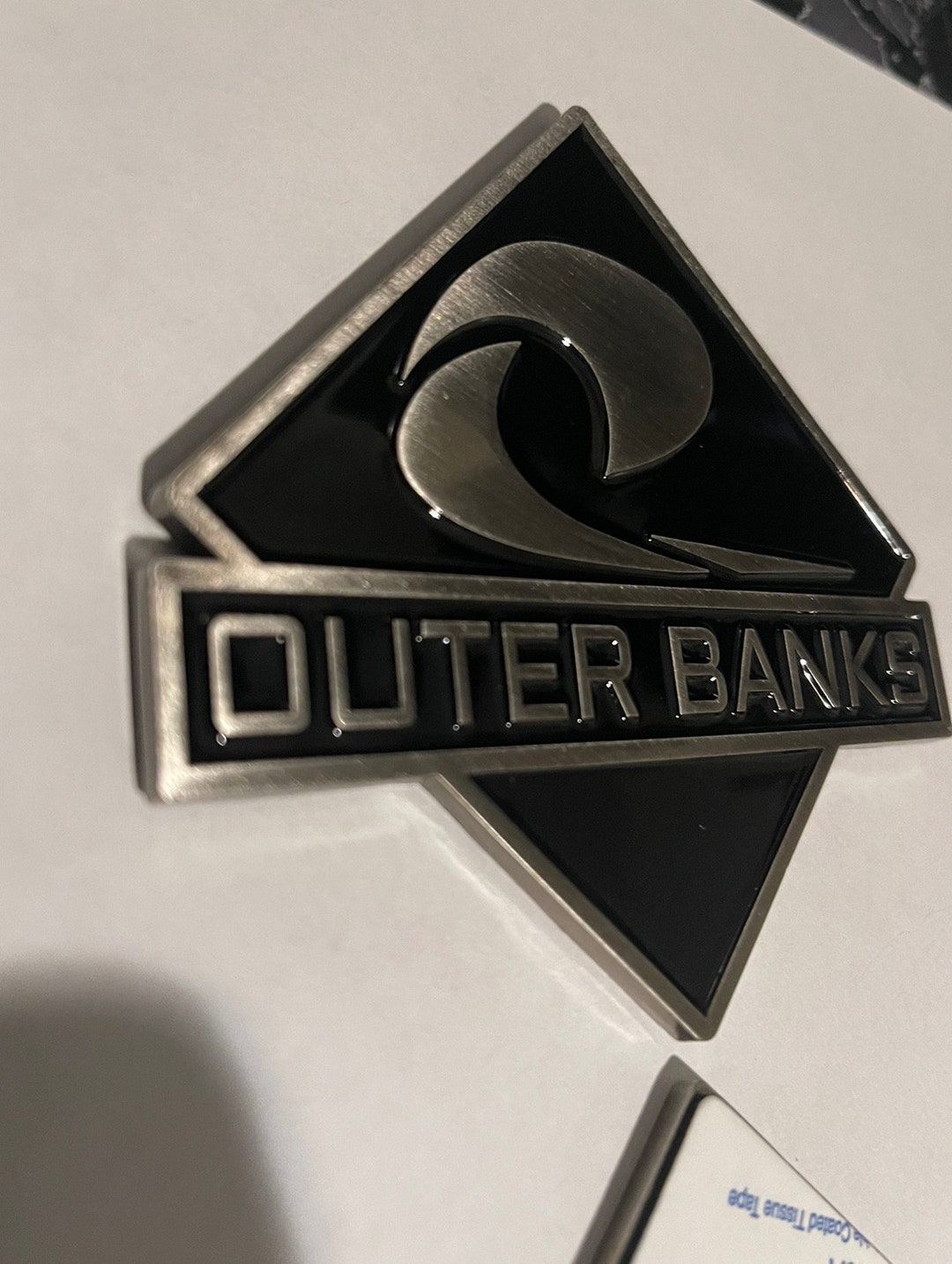 Bronco Outer Banks Badges / Emblems x2 Nickle Metal Not Plastic - Etsy