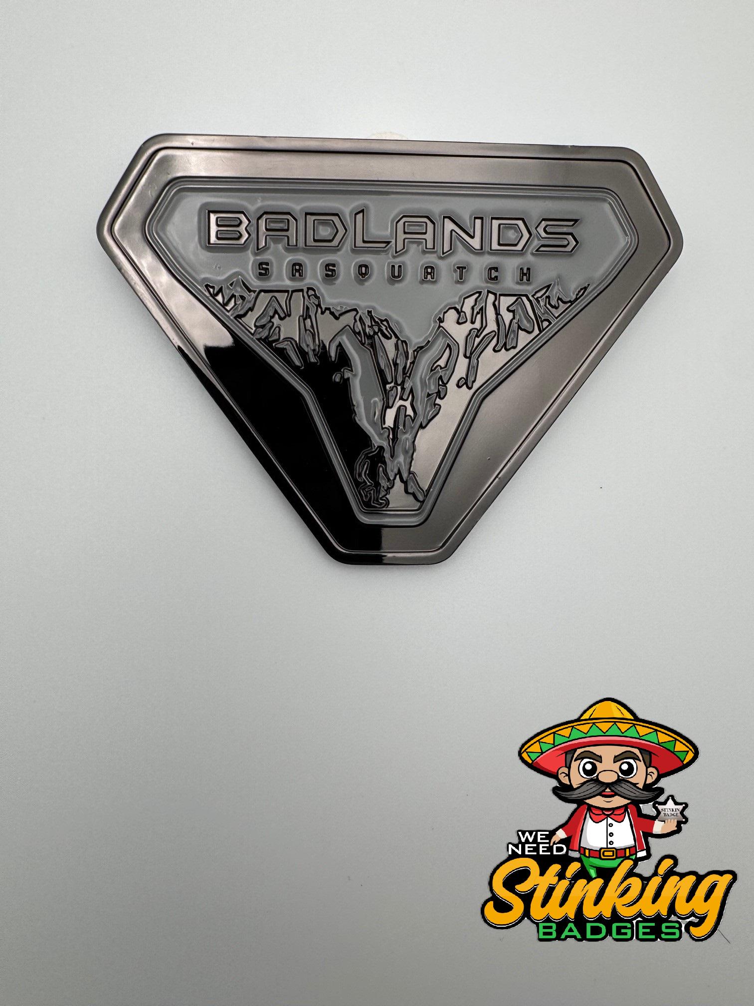 Bronco Badlands Sasquatch Emblem: Zinc Alloy With Black Nickel - Etsy