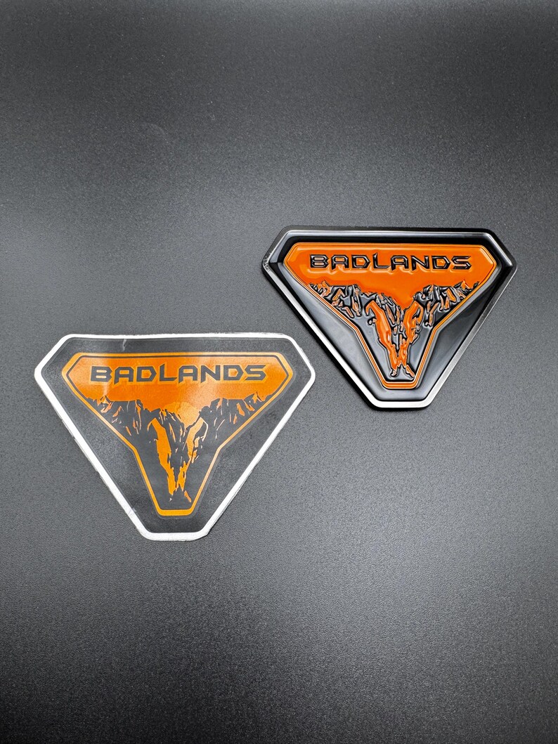 Bronco Badlands Black Emblems: Nickel Metal Badges (only 1 Badge) - Etsy