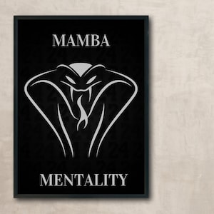 Kobe Bryant Poster for Print of Kobe Printable Wall Art Mamba Print for ...