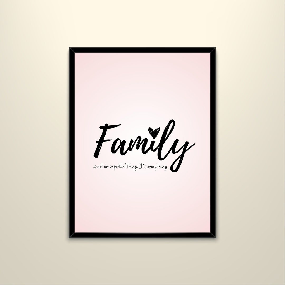 Printable Art Family Room Decore Quotes Design for Print for Family Art ...
