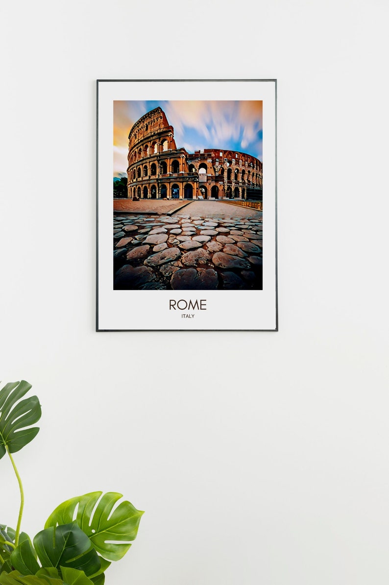 Rome Poster for Print of Rome Printable Wall Art Roma Print for Room ...