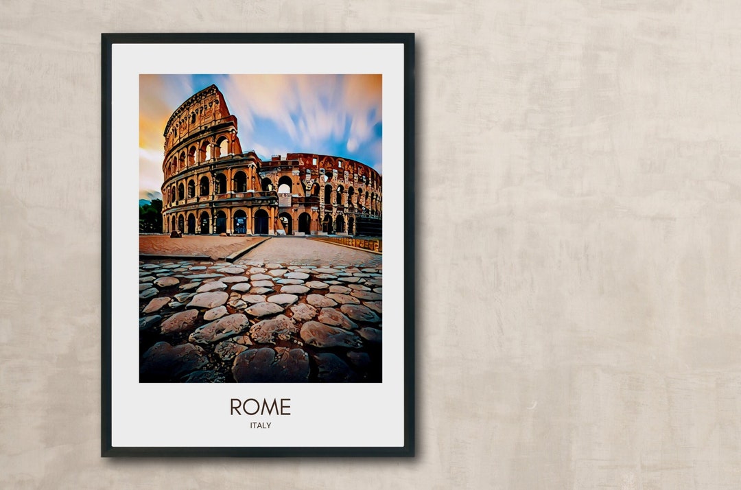 Rome Poster for Print of Rome Printable Wall Art Roma Print for Room ...