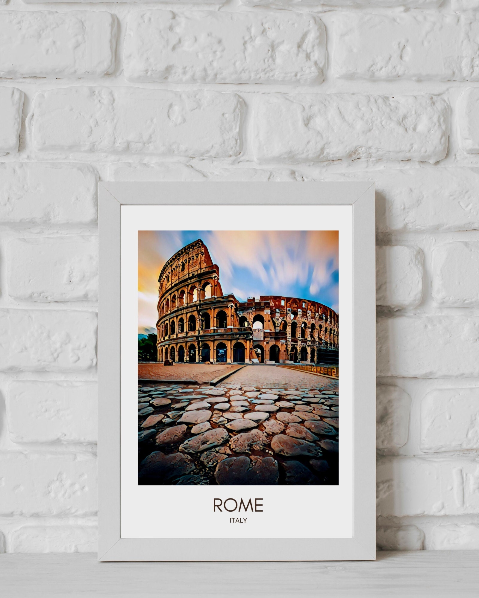 Rome Poster for Print of Rome Printable Wall Art Roma Print for Room ...