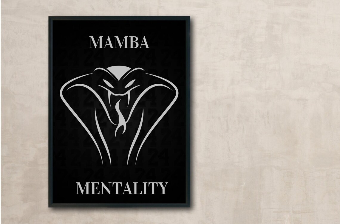 Kobe Bryant Poster for Print of Kobe Printable Wall Art Mamba Print for ...