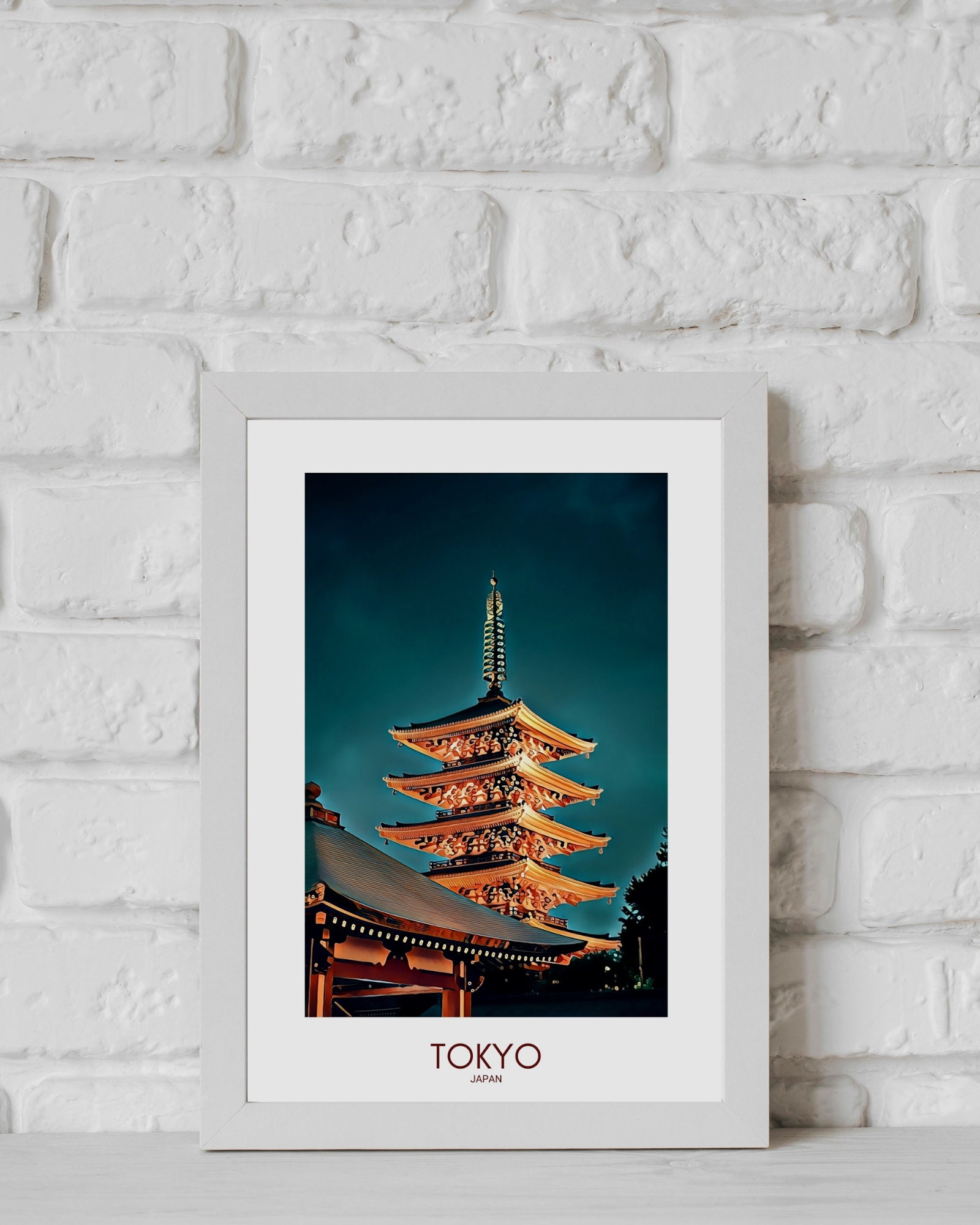 Tokyo Poster for Print of Tokio Printable Wall Art Tokyo Print for Room ...