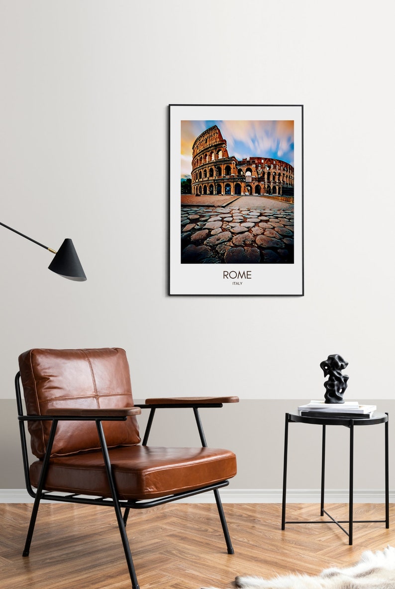 Rome Poster for Print of Rome Printable Wall Art Roma Print for Room ...