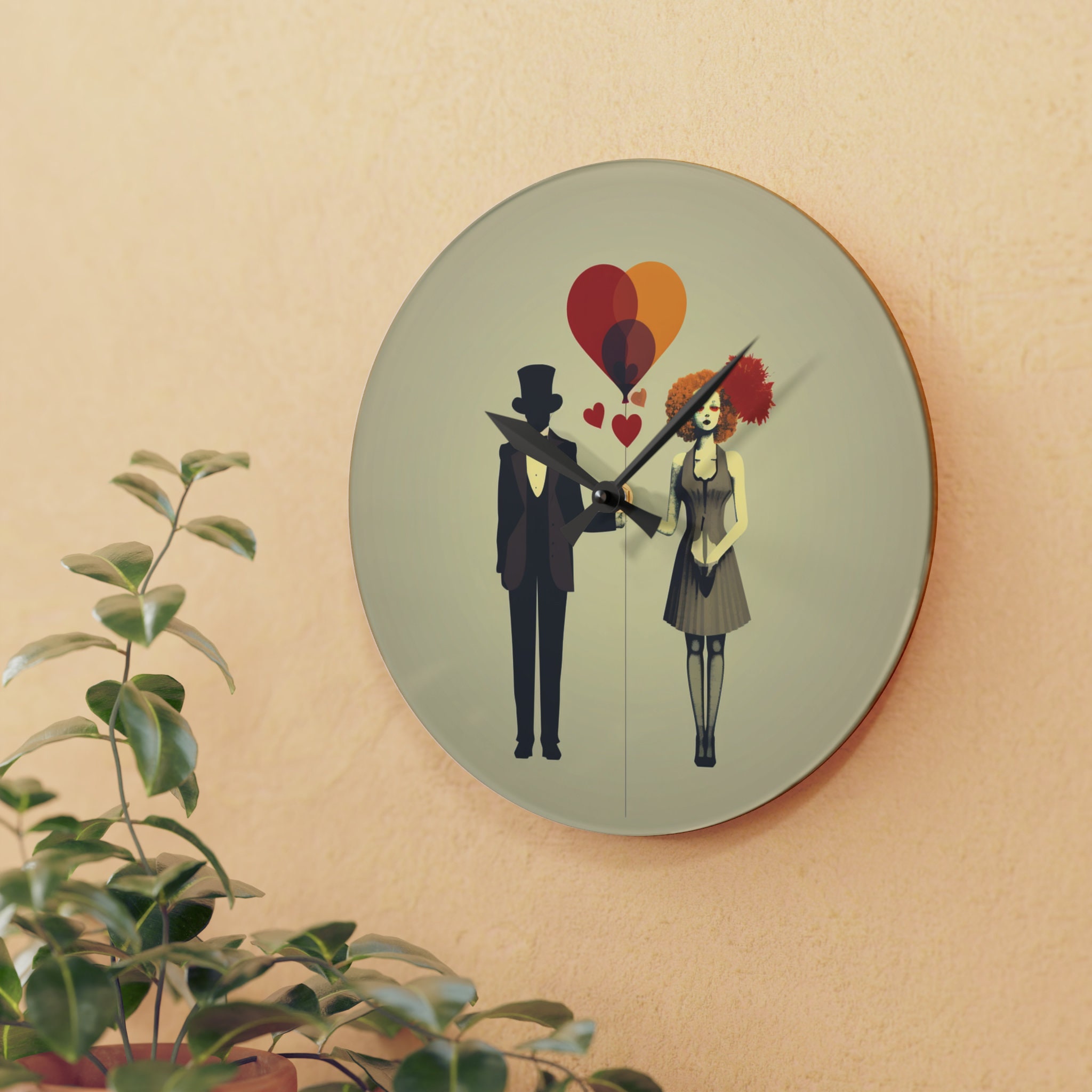 Clown Wall Clock - Etsy
