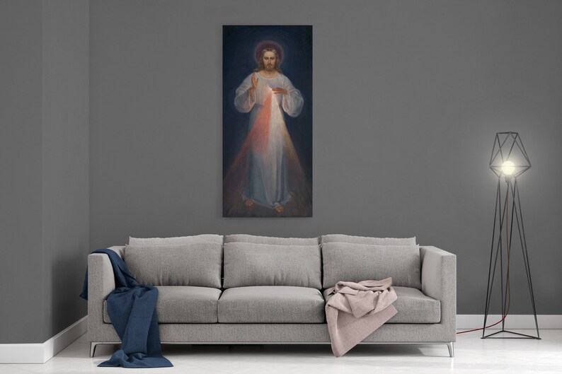 Jesus, I Trust in You Merciful Jesus Vilnius 300dpi 100x53.4cm - Etsy