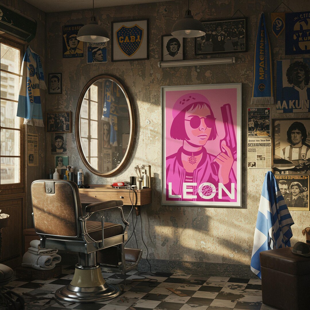 Mathilda Leon the Professional Poster Natalie Portman Pop Art Print ...