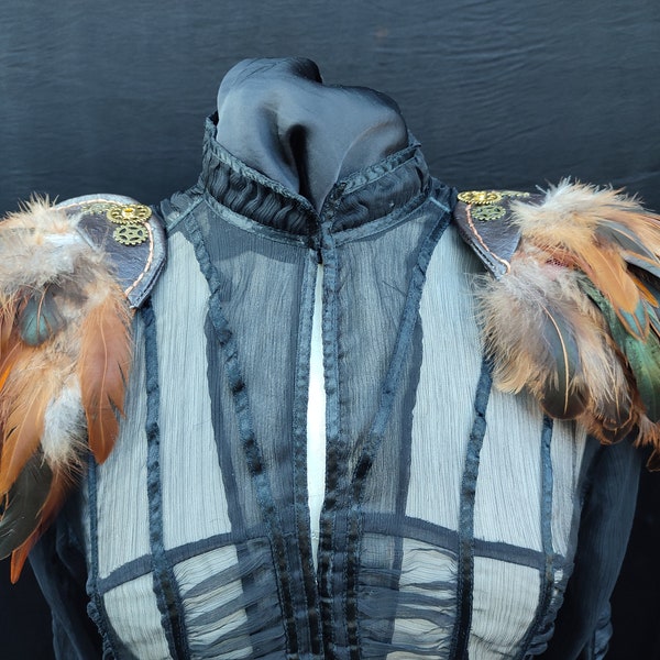 Steampunk Feather - Etsy UK