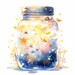 Firefly Jars Watercolor Clipart, Commercial Use Clipart, 12 High ...