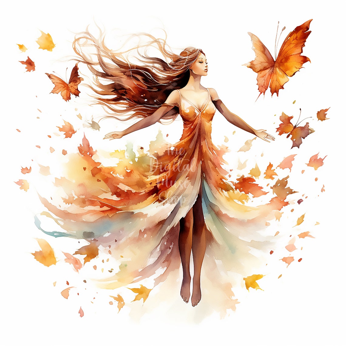 Autumn Fairy Clipart Fall Clip Art Commercial Use Digital Download ...
