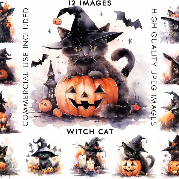 Witches Black Cat - Etsy