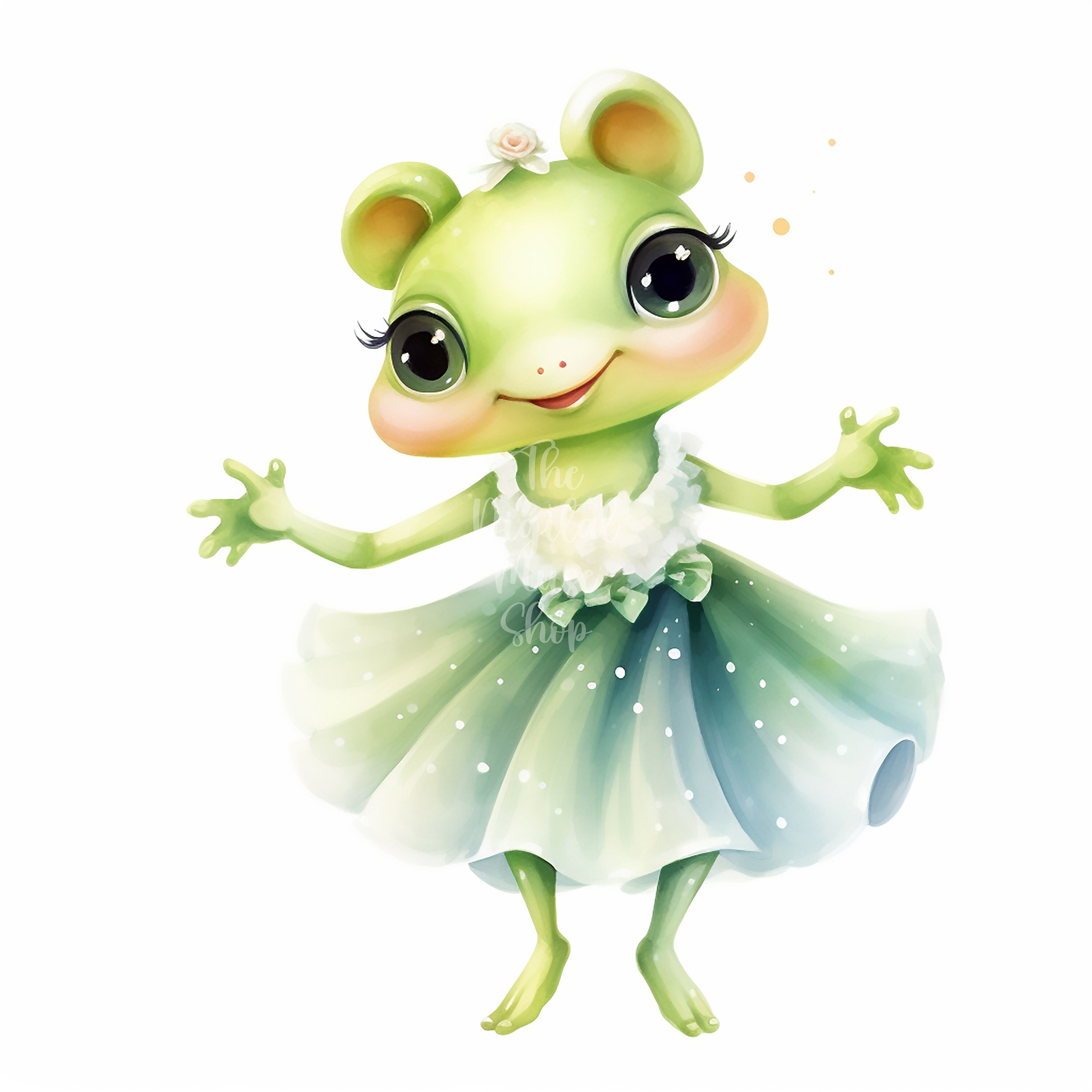 Ballerina Clipart Frog Clipart Ballerina Digital Crafting - Etsy Australia