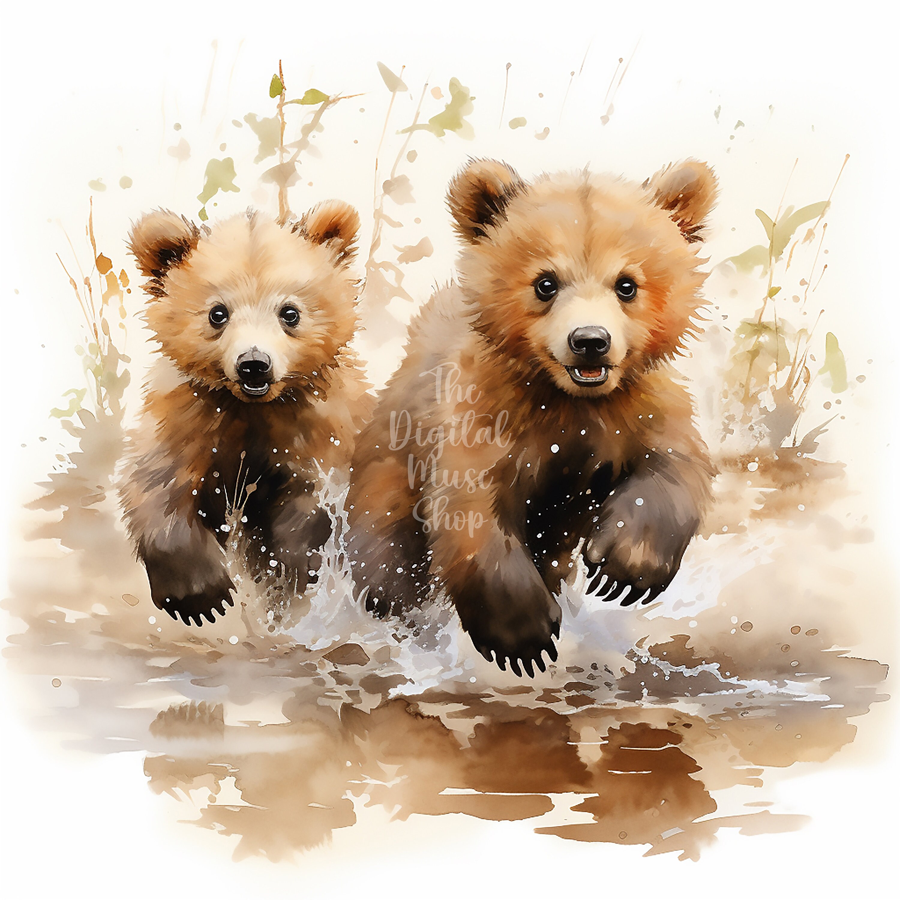 Bear Cubs Clipart Bear Clipart Digital Download Clipart Cute Bundle ...