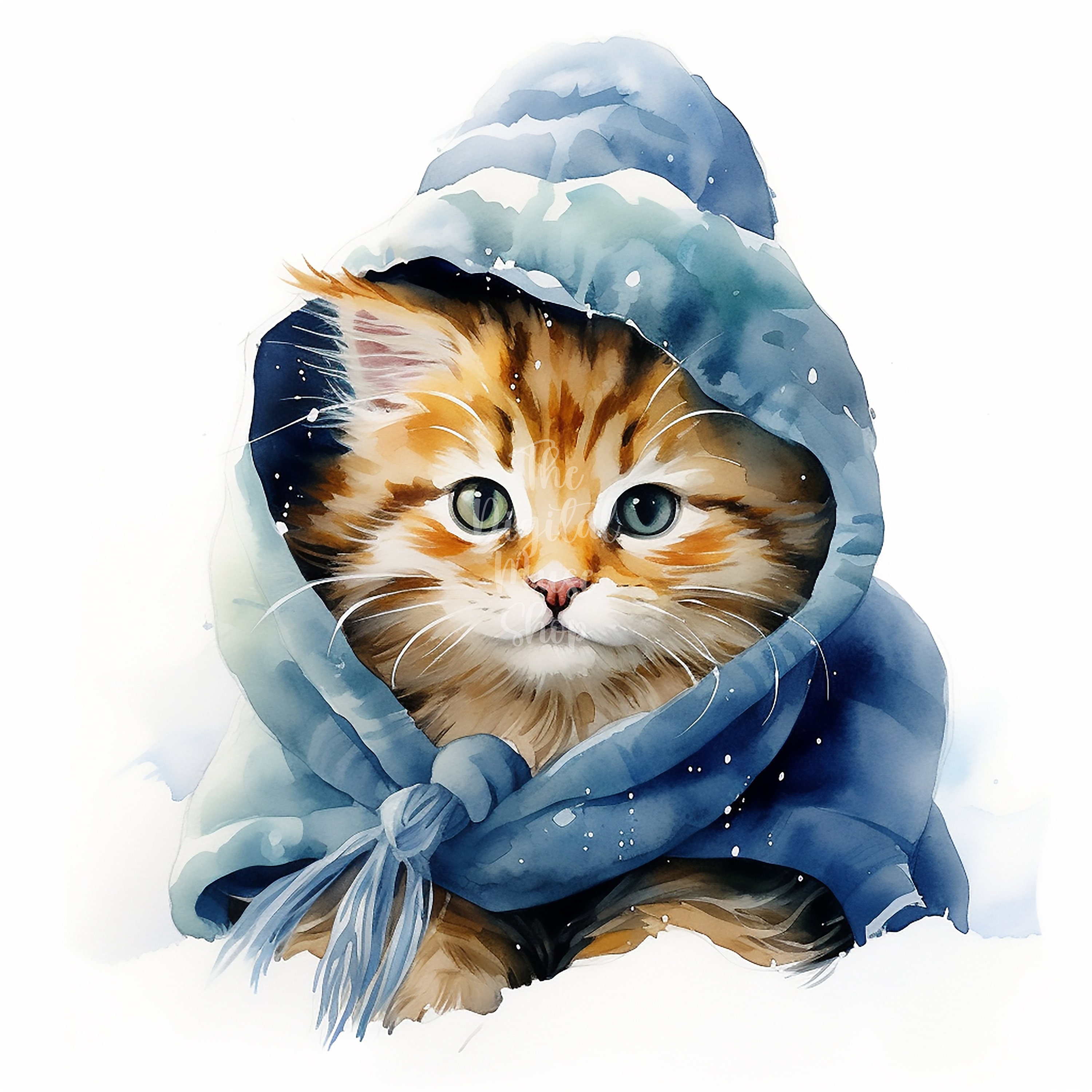 Winter Kitten Clipart Snow Clipart Winter Clipart Winter Clip Art Cats ...
