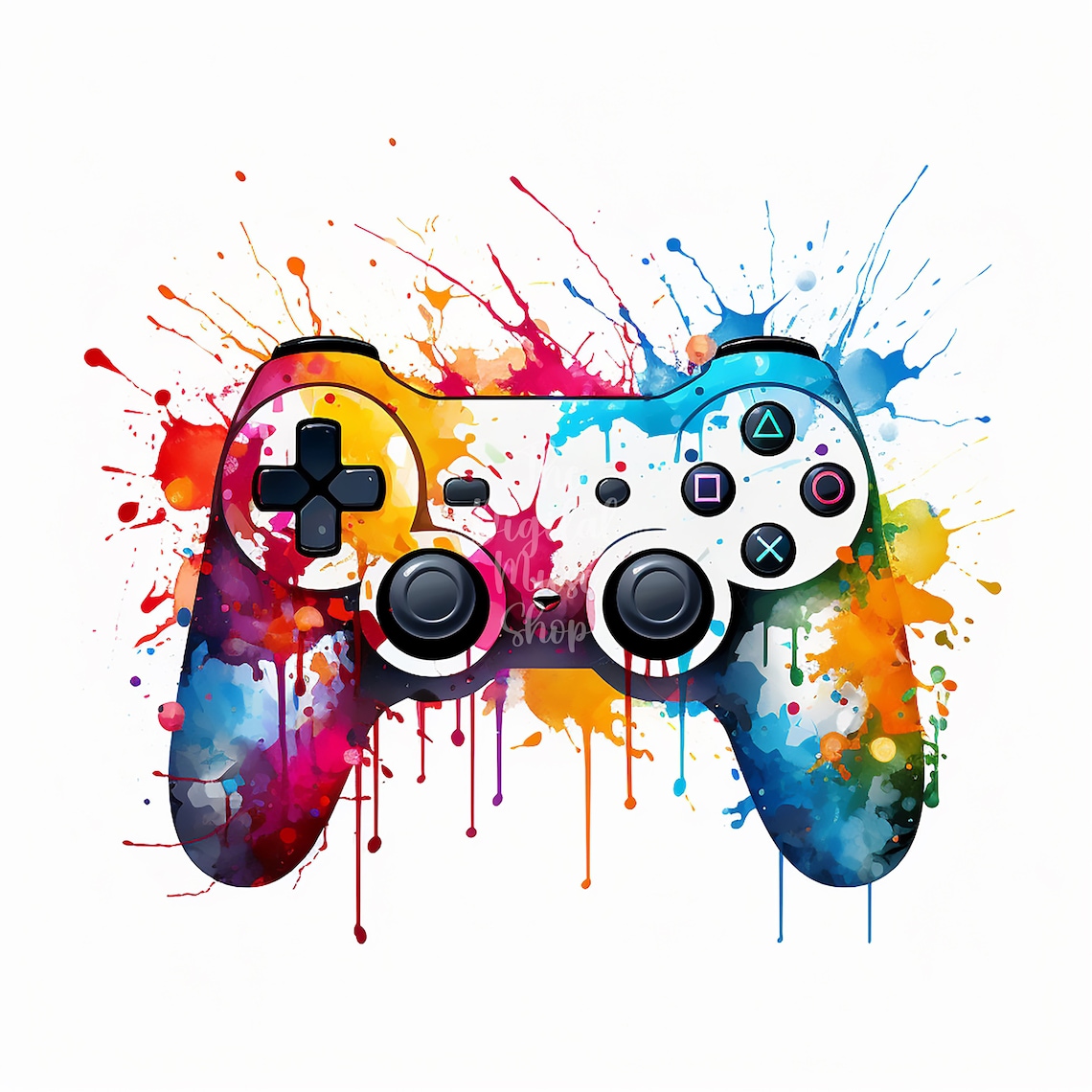 Game Controller Clipart, Game Clipart Digital Paper Craft Card Making ...