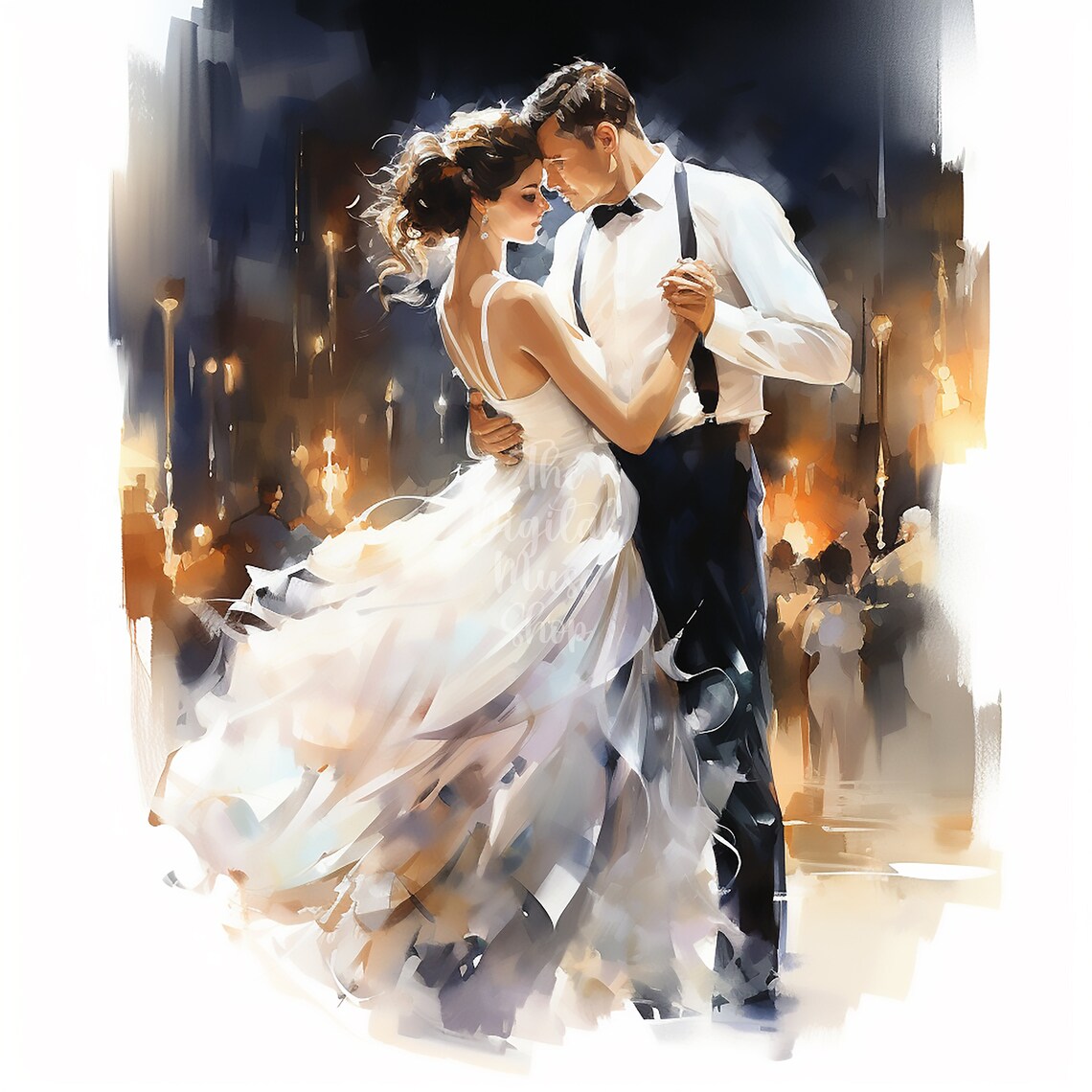 Wedding Dance Clipart 12 High Quality Jpgs Wedding Clipart Set ...