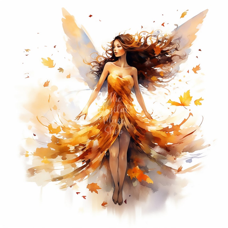 Autumn Fairy Clipart Fall Clip Art Commercial Use Digital Download ...