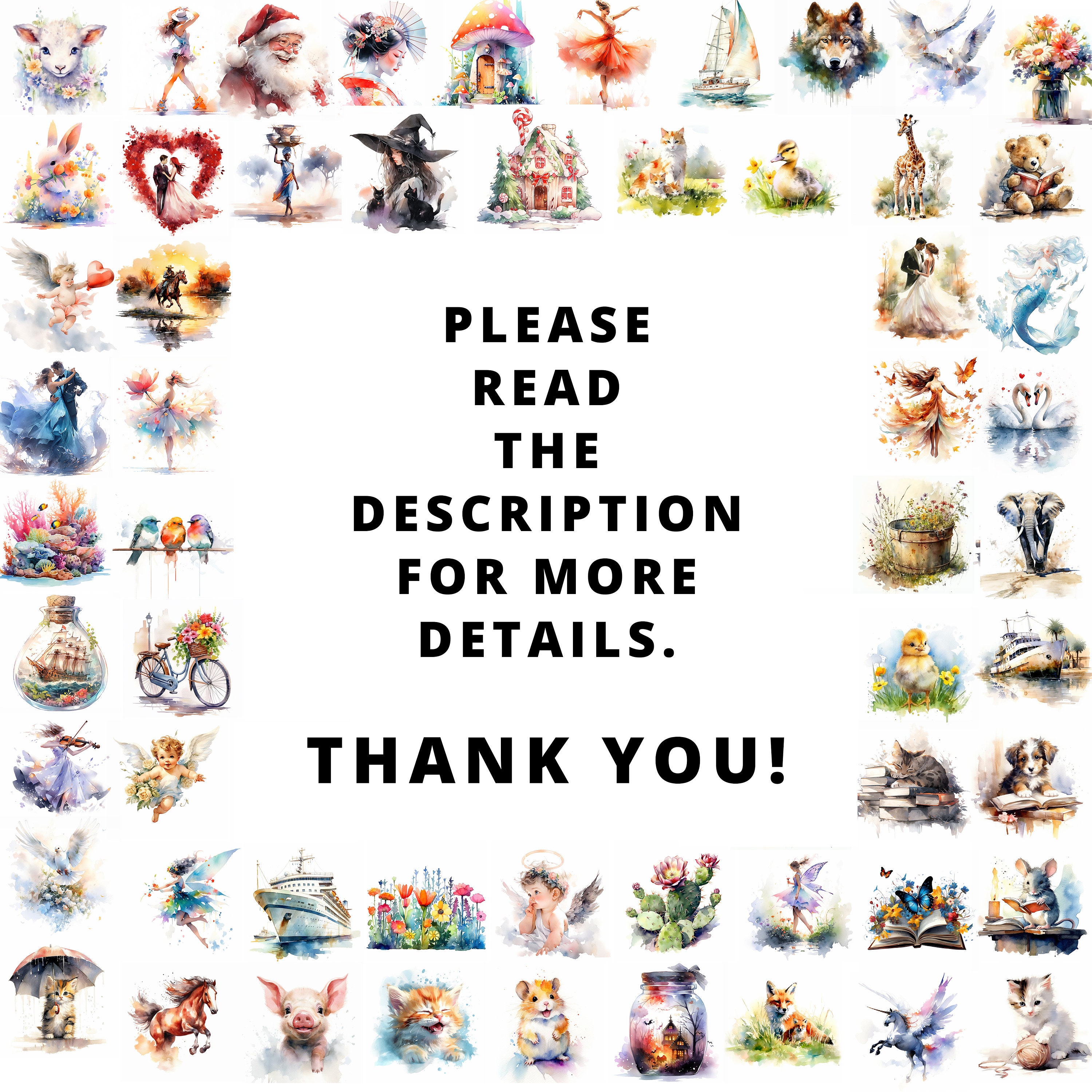 Whole Shop Bundle, Clipart Bundle Art Clipart Set Entire Shop Bundle ...